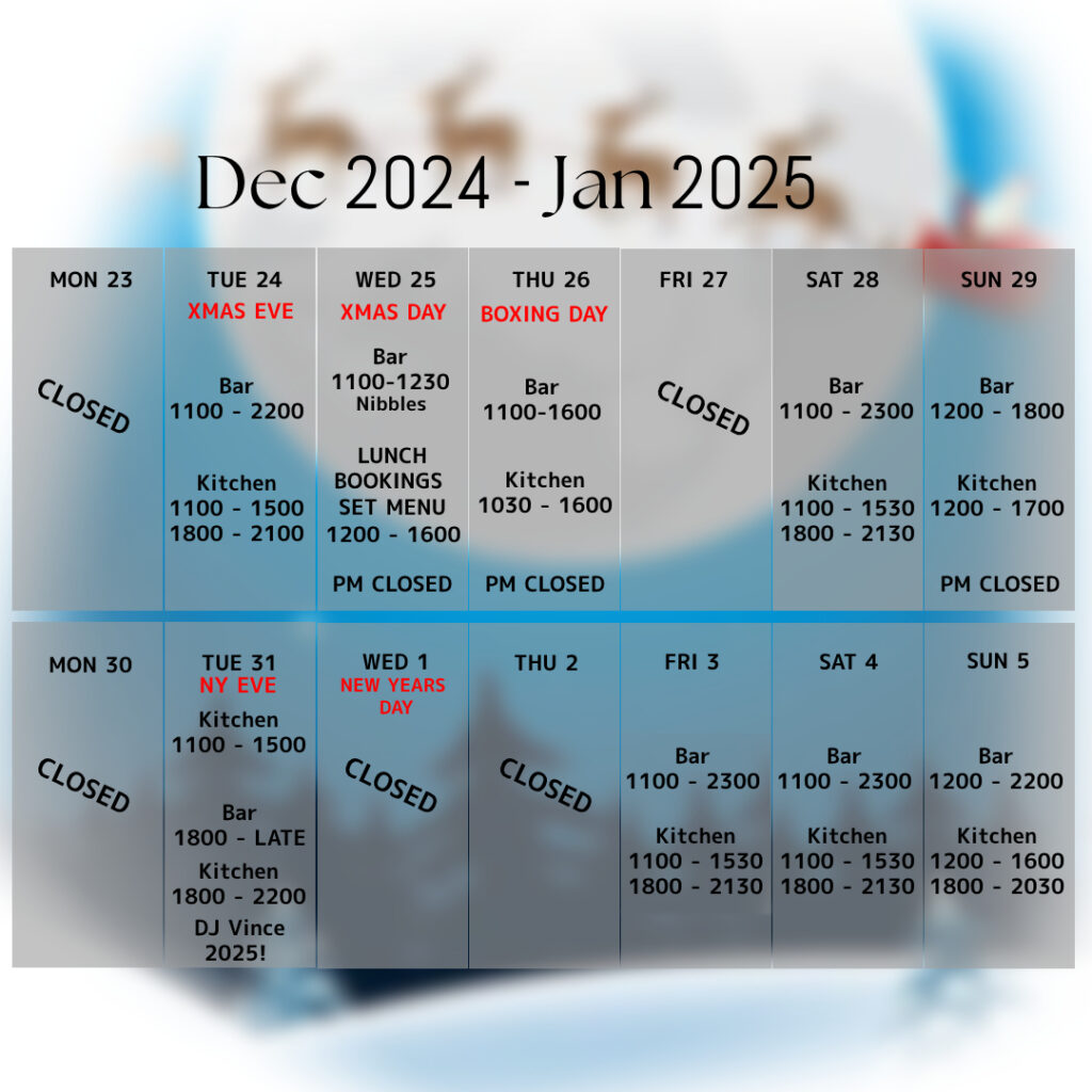 Christmas 2024 | Little Alpine at The Three Compasses Aldenham